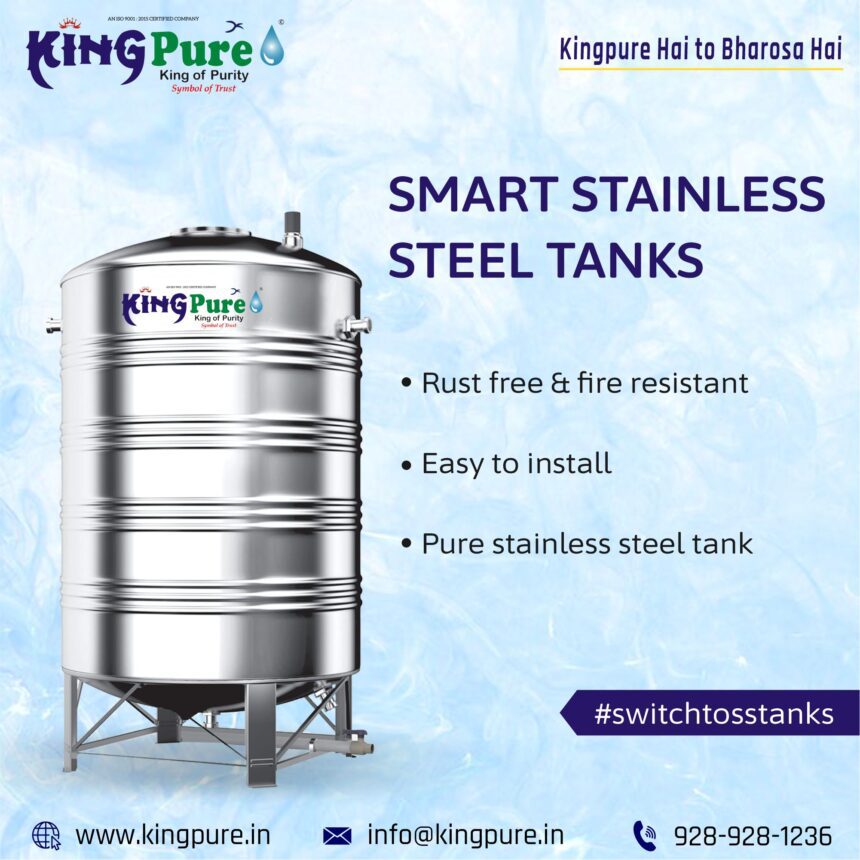 Stainless Steel Water Tanks: fixed and Safe Water Storage Tank