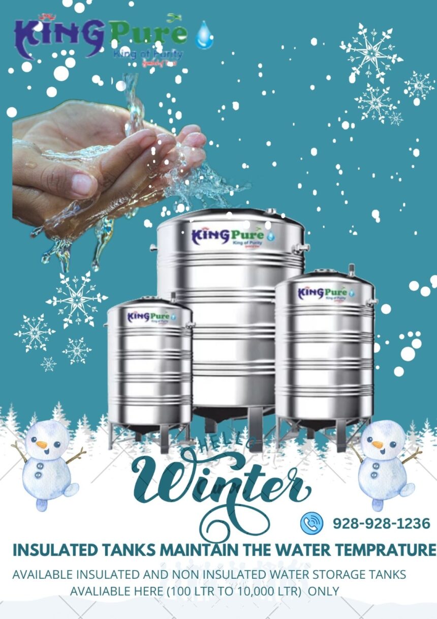 Kingpure Solutions: Insulated SS Tanks for Cold Climates